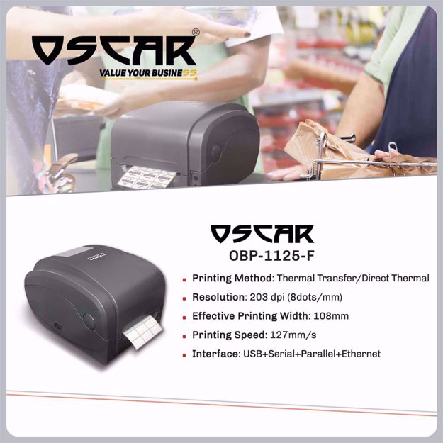 OSCAR Smart Electronics-Barcode Printer OSCAR 1125 F