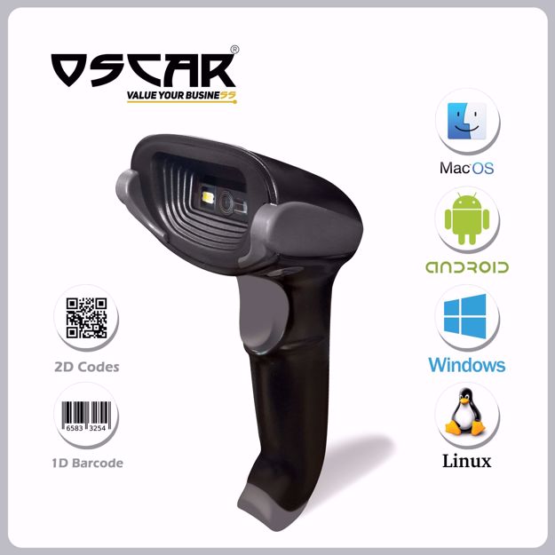 OSCAR Smart Electronics-OSCAR UniBar II Area Imager 2D QR 1D Wired ...