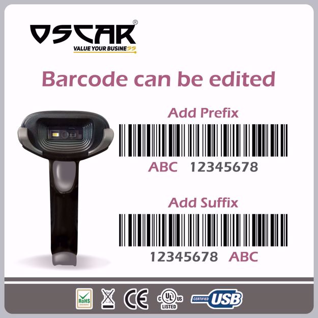 OSCAR Smart Electronics-OSCAR UniBar II Area Imager 2D QR 1D Wired ...