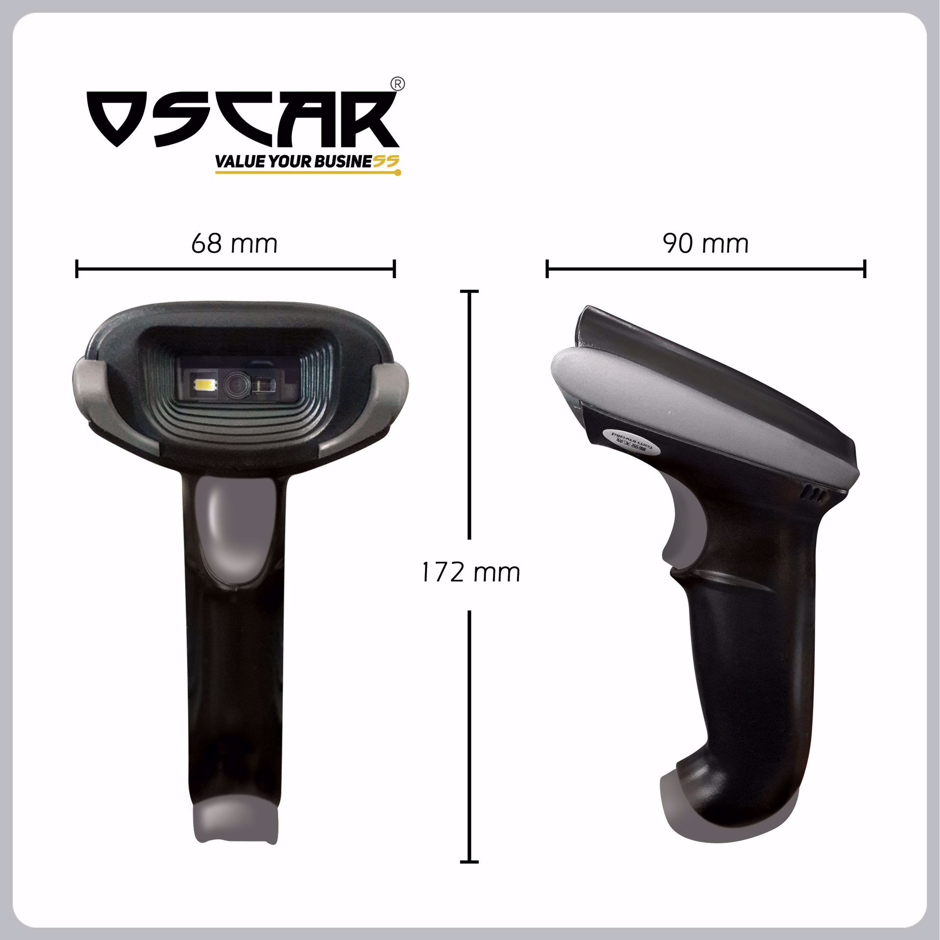 OSCAR Smart Electronics-OSCAR UniBar II Area Imager 2D QR 1D Wired ...