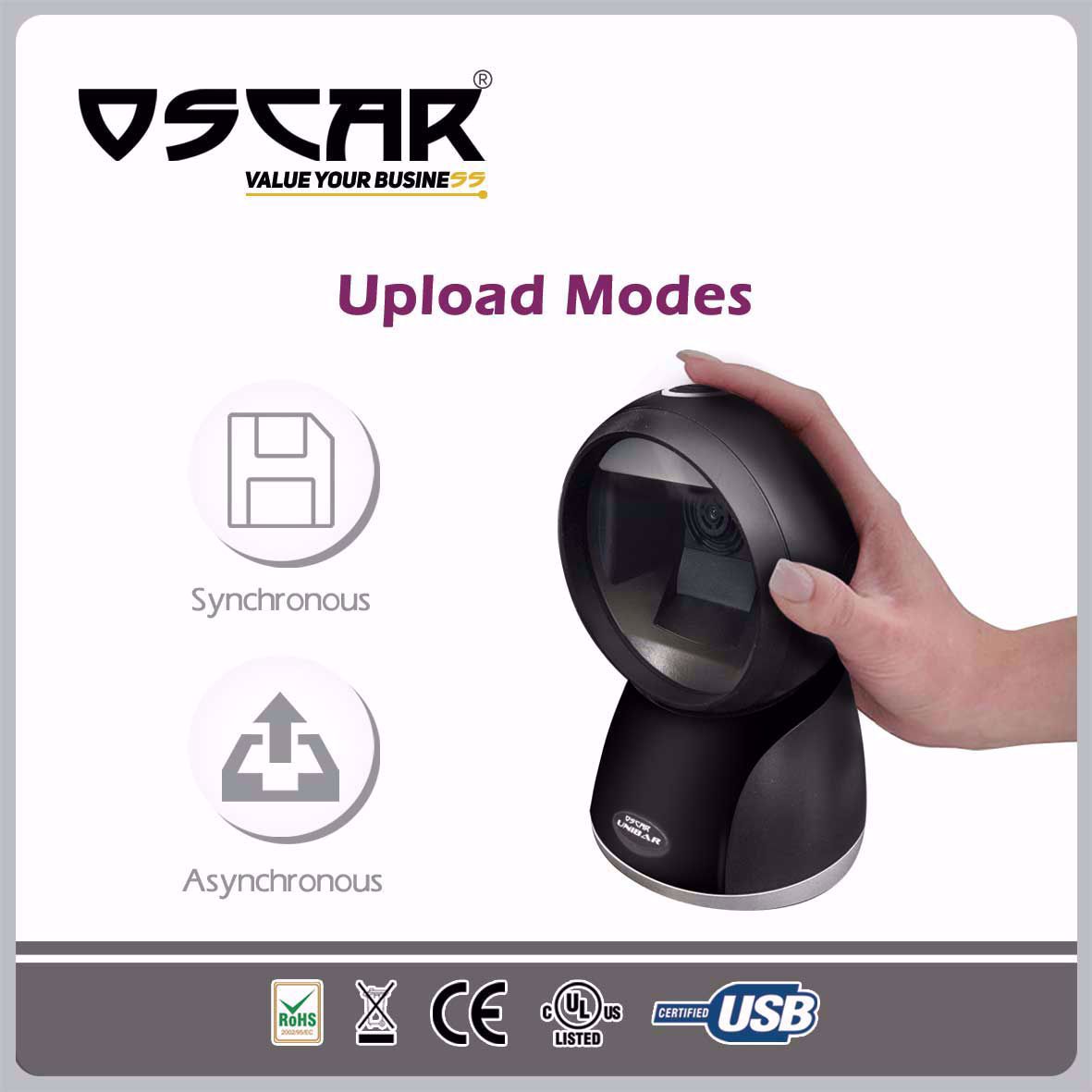 OSCAR Smart Electronics-OSCAR UniBar CoreBit Area Imager 2D QR 1D Omni ...