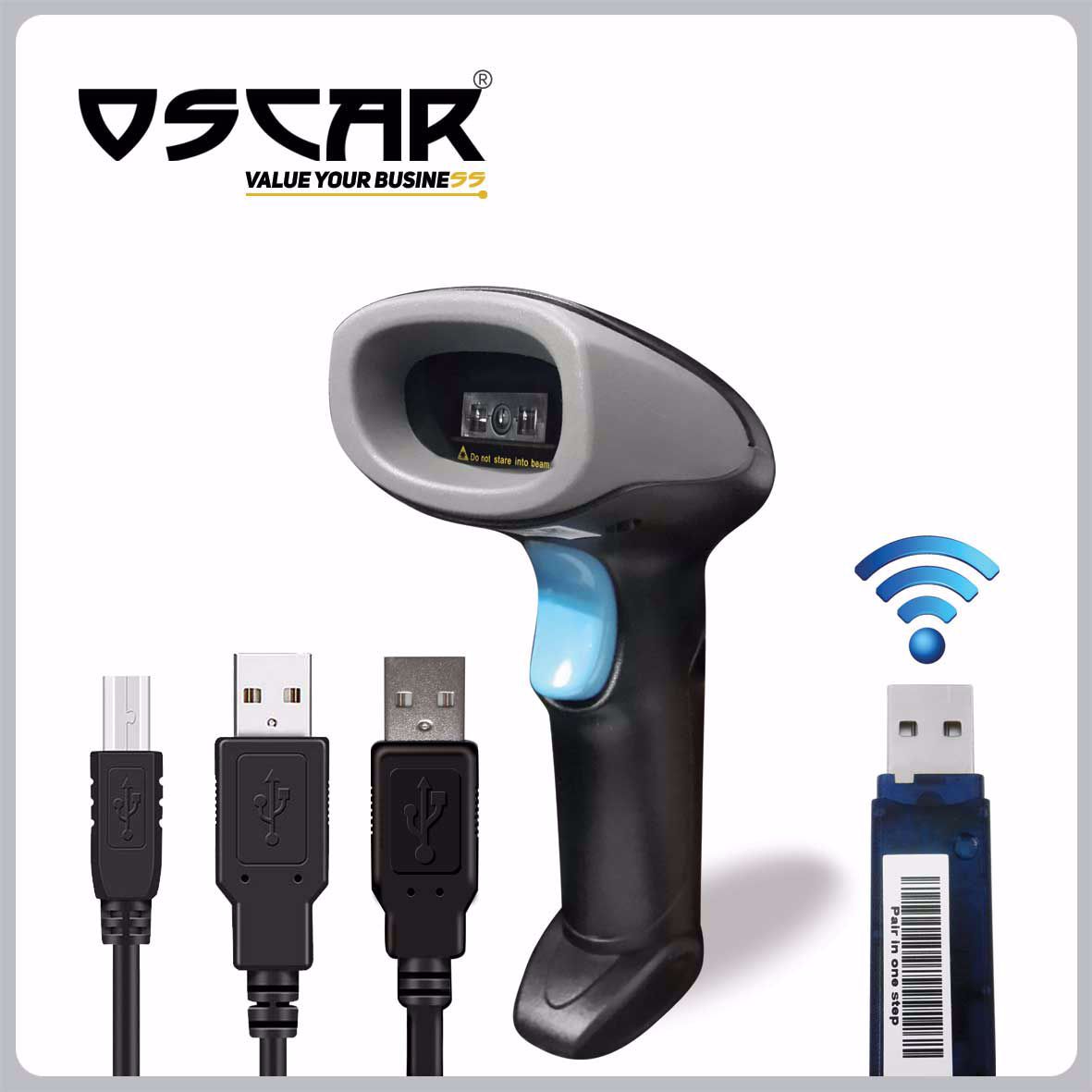 OSCAR Smart Electronics-OSCAR OS-60CBR Wireless Linear Imager 1D 2-in-1 ...