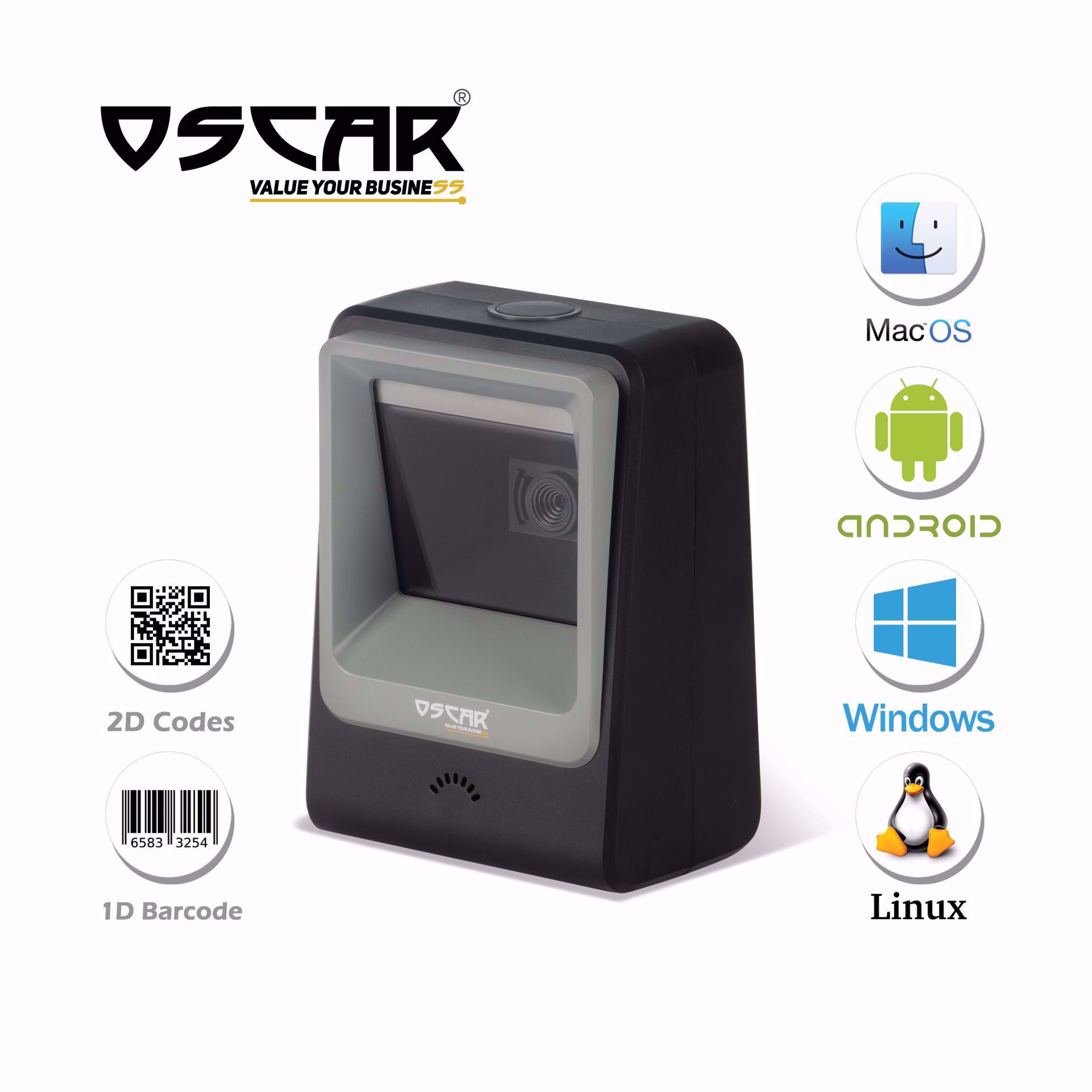OSCAR Smart Electronics-OSCAR UniBar CoreLite Area Imager 2D QR 1D Omni ...