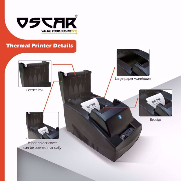 OSCAR Smart Electronics-OSCAR POS58UB Thermal Receipt Printer USB ...