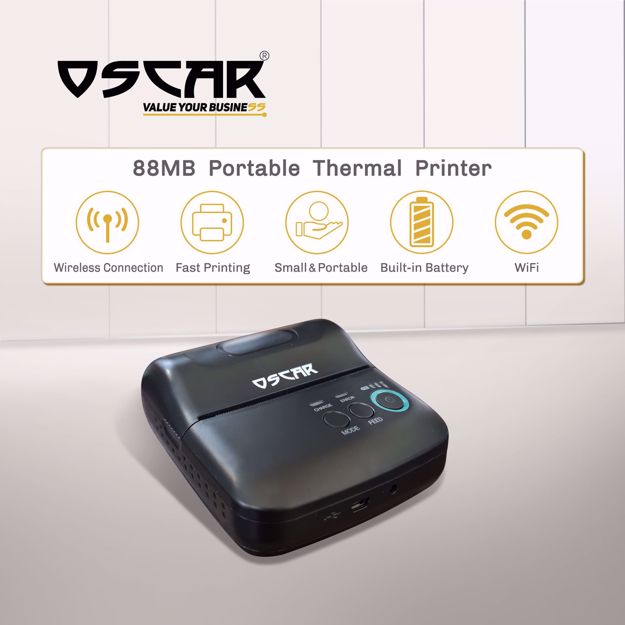 OSCAR Smart Electronics-OSCAR POS88MW Thermal Mobile Receipt Printer ...