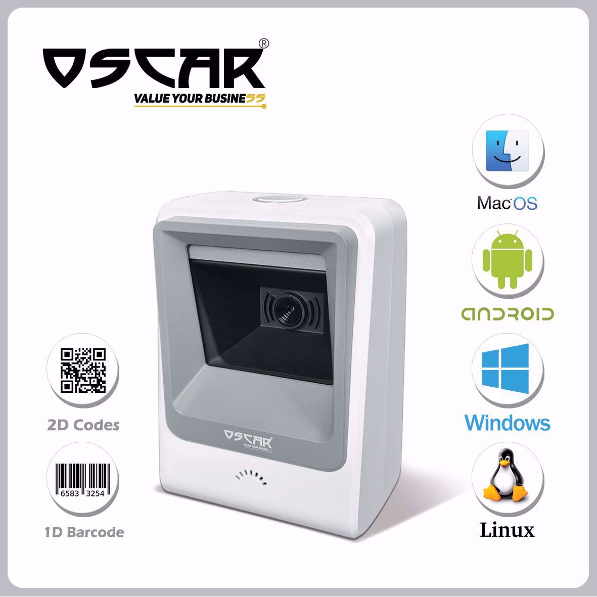 OSCAR Smart Electronics-OSCAR UniBar CoreLite Area Imager 2D QR 1D ...