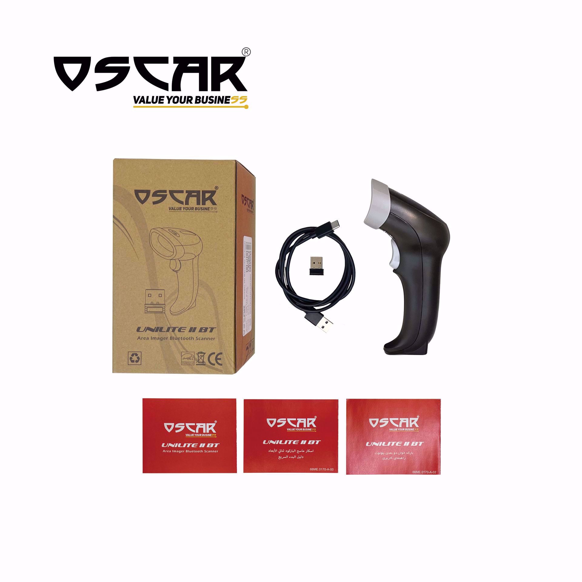 OSCAR Smart Electronics-OSCAR UniLite II BT Area Imager 2D QR 1D ...