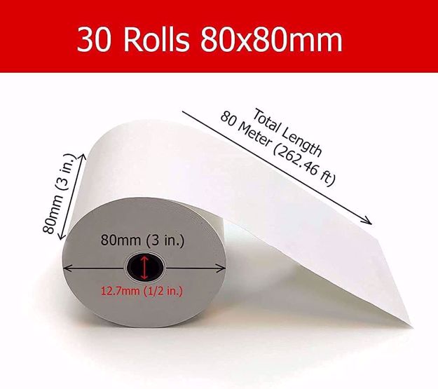 OSCAR Smart Electronics-OSCAR Receipt Thermal POS Paper Roll 80mm, Bill ...